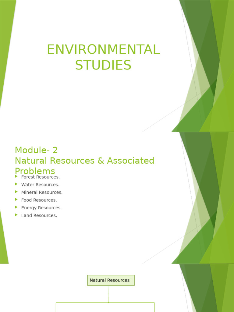 Natural Resources and Environmental Issues | PDF | Agriculture ...