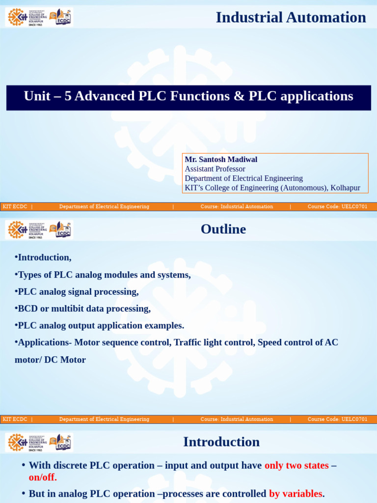 Chapter 5 Advanced PLC Functions | PDF | Programmable Logic Controller ... Chapter 5 Advanced PLC Functions | PDF | Programmable Logic Controller ...