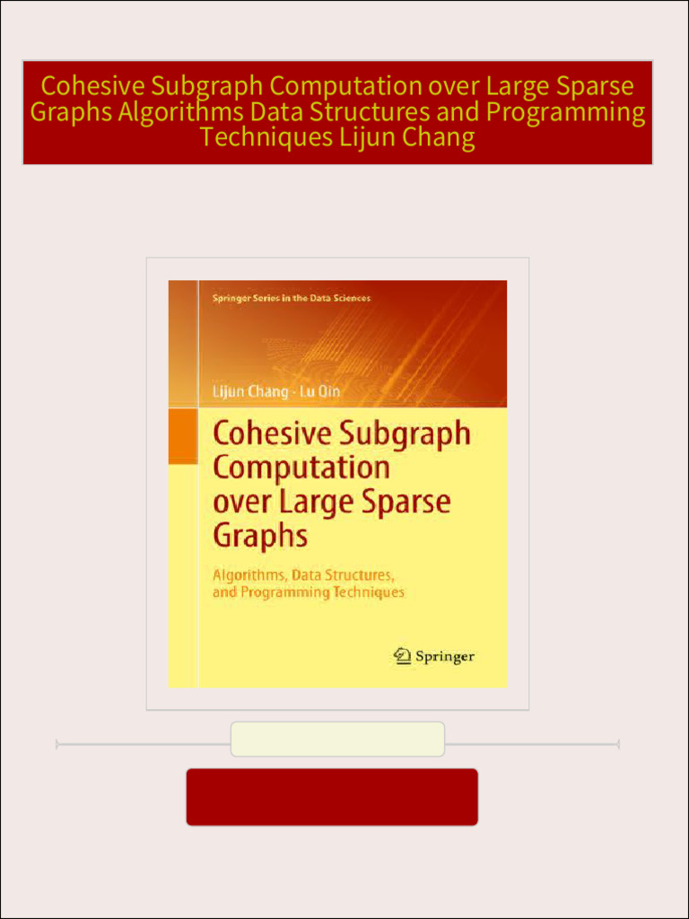 Download Full Cohesive Subgraph Computation Over Large Sparse Graphs 9995