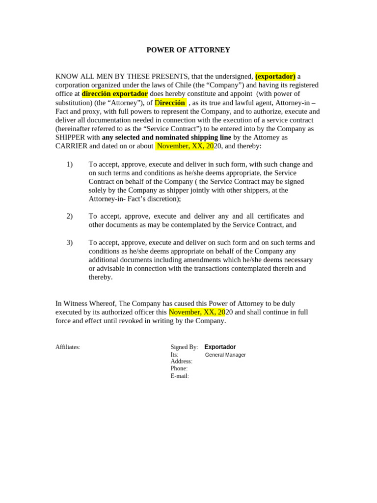 Poa Formato Cma CGM | PDF