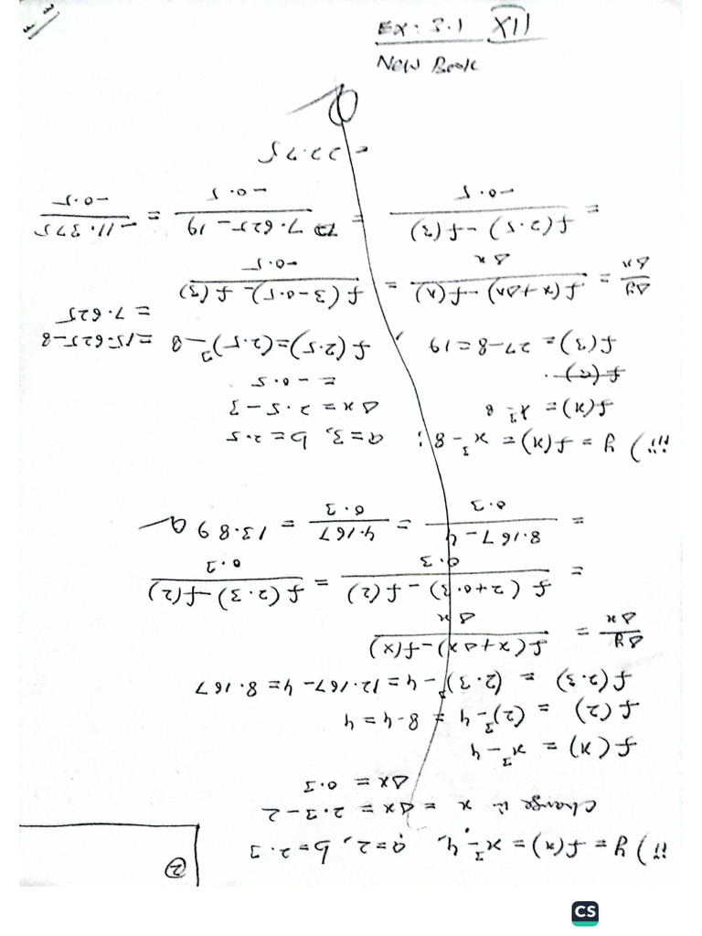 EX 3.1 MATH XII NEW BOOK | PDF