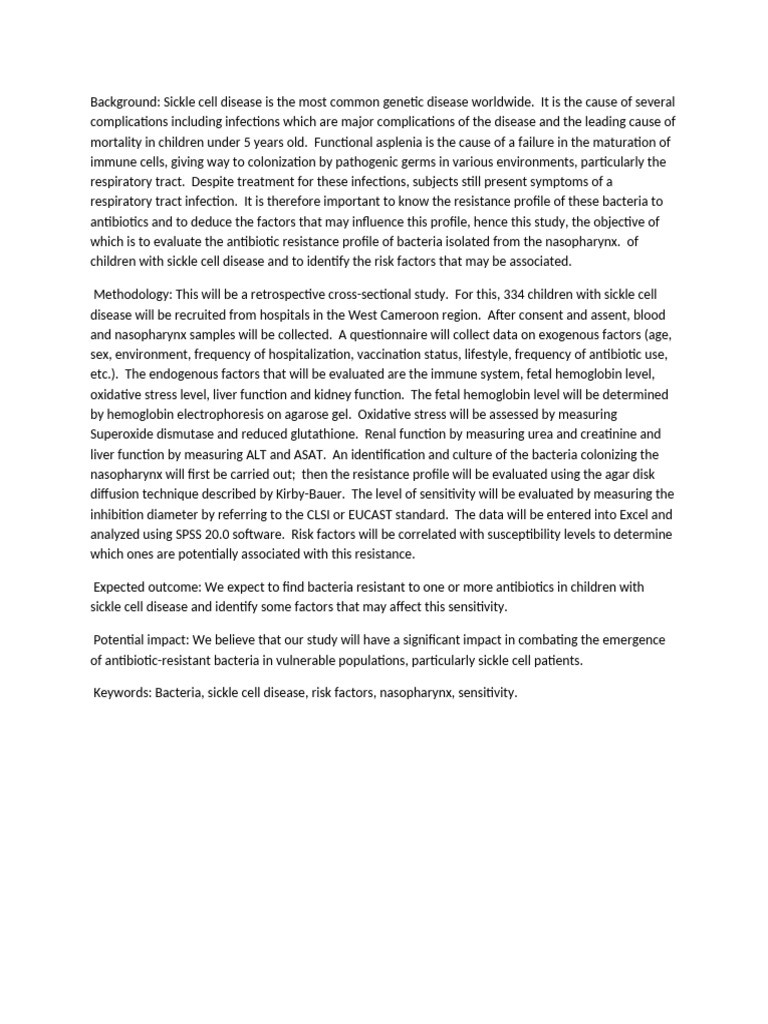 Background - Sic-WPS Office | PDF | Antimicrobial Resistance | Infection