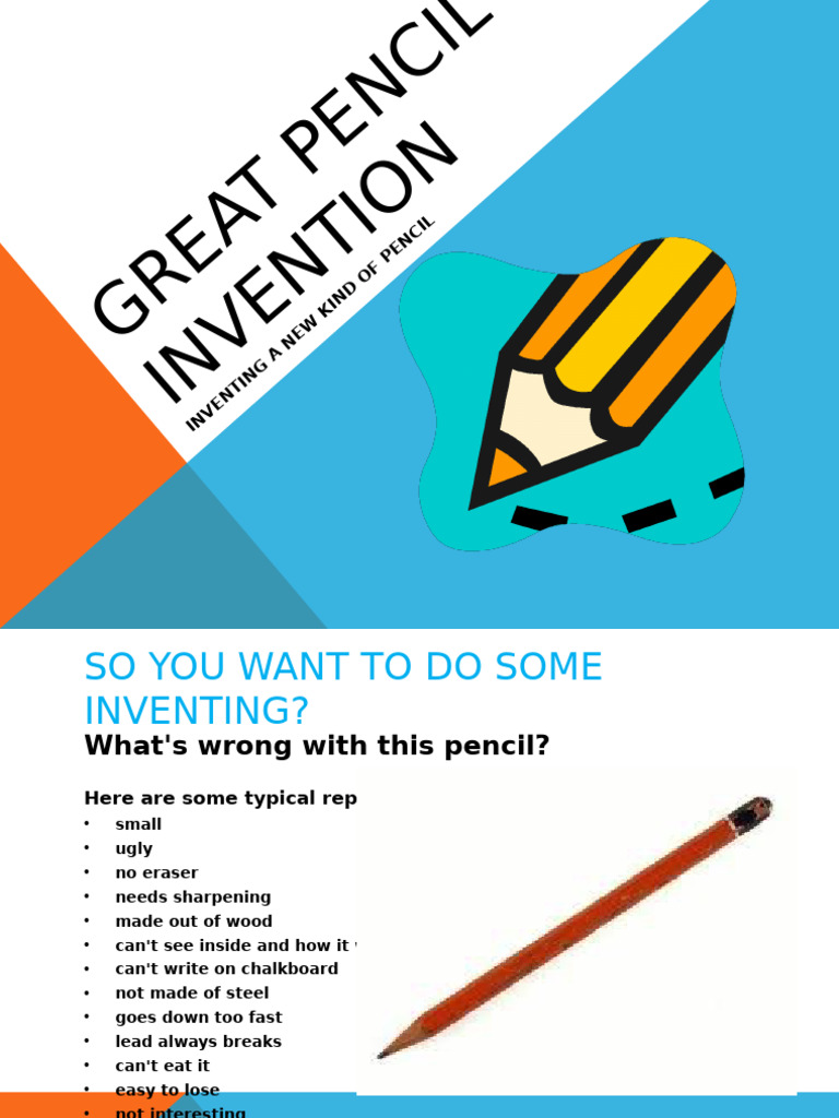Great Pencil Invention | PDF | Pencil