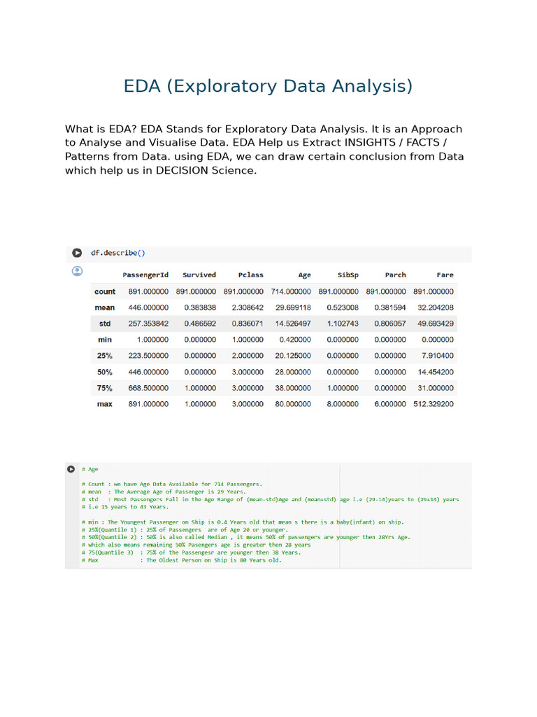 EDA Insights for Data Analysts | PDF