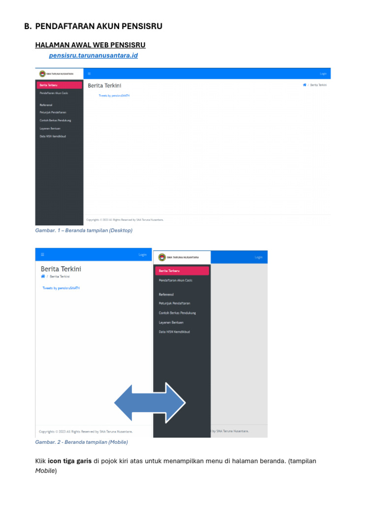 Pendaftaran Akun | PDF