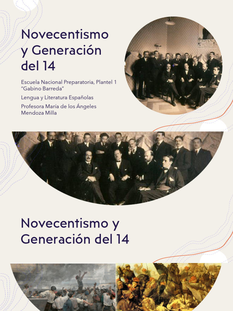 Novecentismo y Generación Del 14 | PDF
