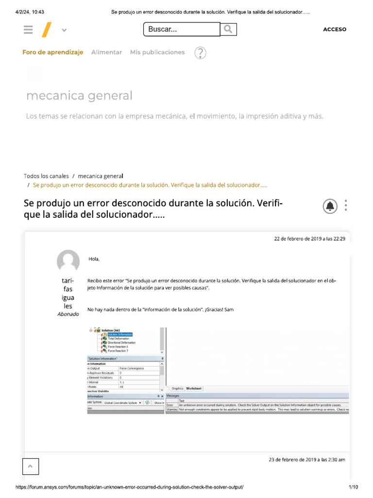 Ansys An Ocurr DDDD | PDF