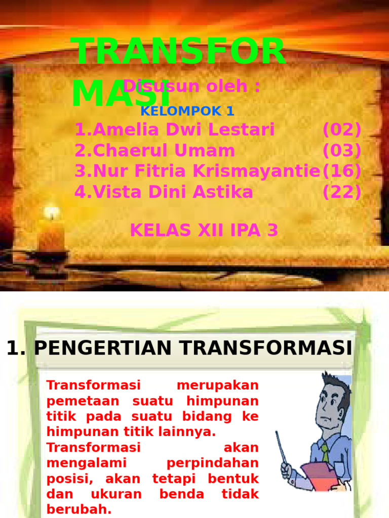 Presentasi Transformasi | PDF