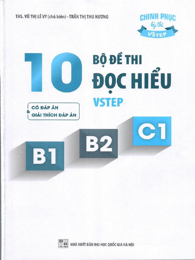 10 Bộ Đề Thi Đọc Hiểu VSTEP B1 B2 C1 | PDF