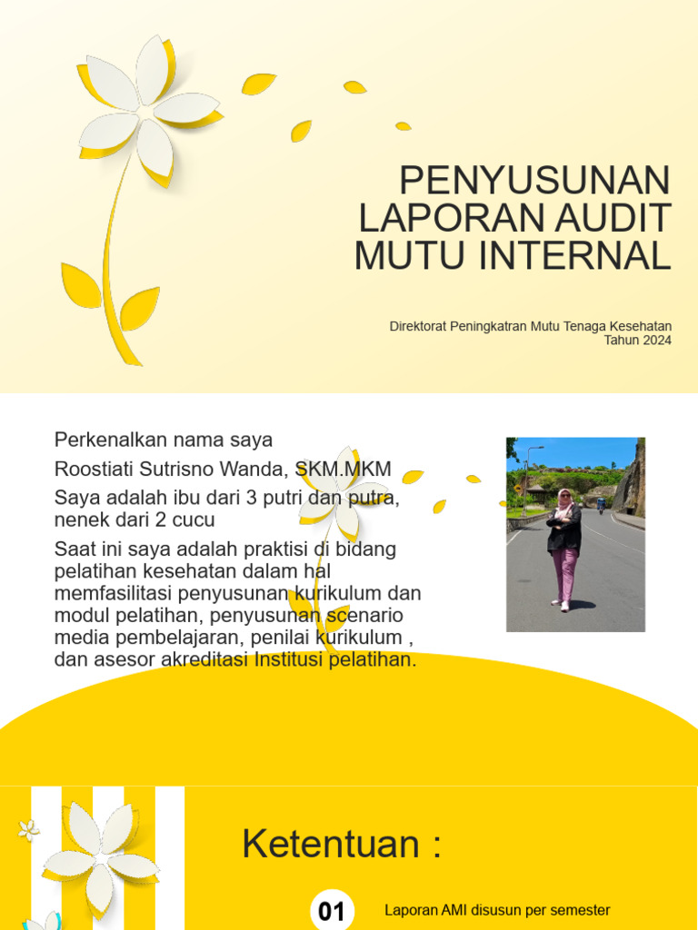 Penyusunan Laporan Audit Mutu Internal | PDF