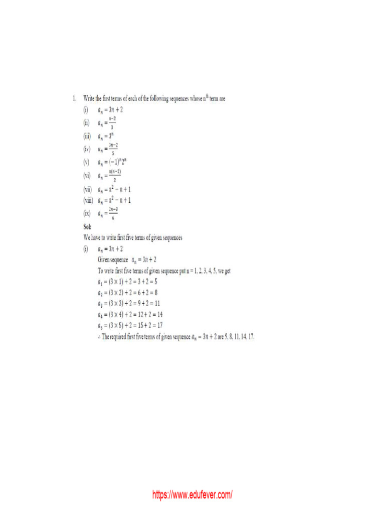 Chapter 8 Arithmetic Progressions | PDF