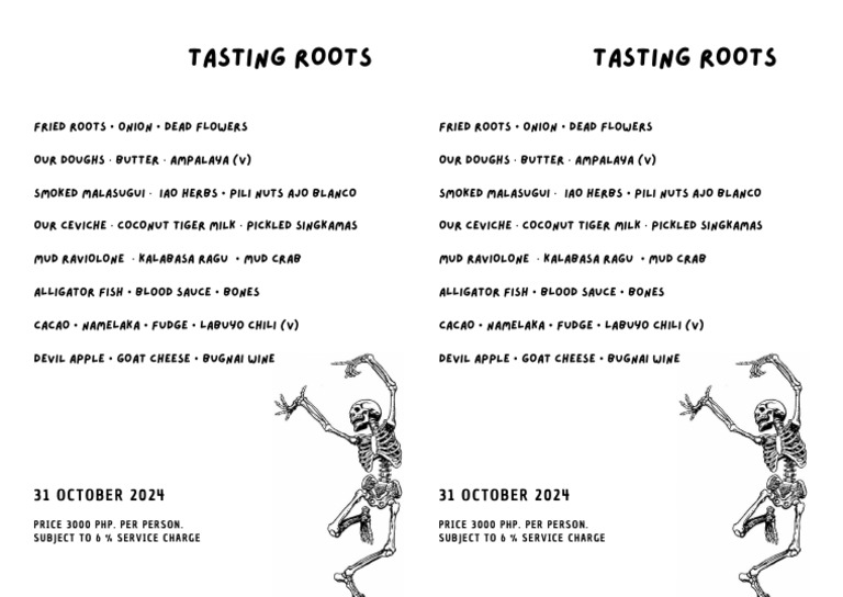 New Menu Roots | PDF