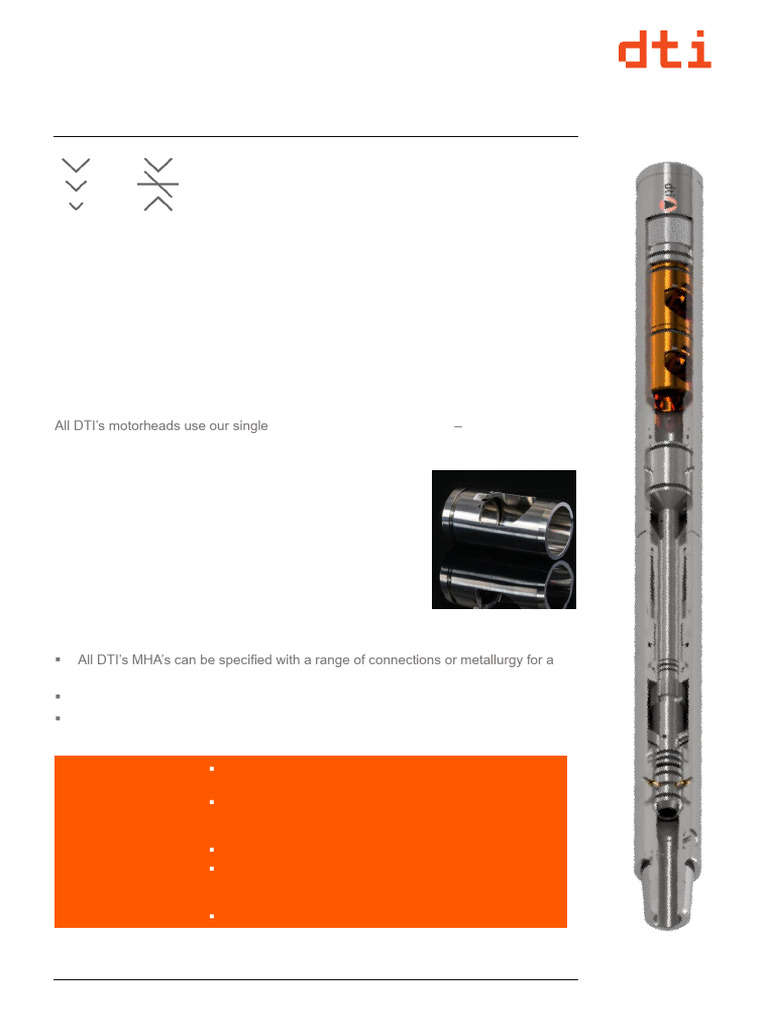 DTI Product Sheet Extreme Duty Motorheadr | PDF | Screw | Equipment