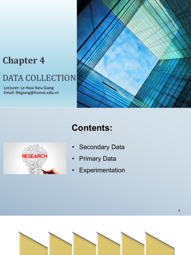 Chapter 4 - Data Collection | PDF | Validity (Statistics) | Experiment