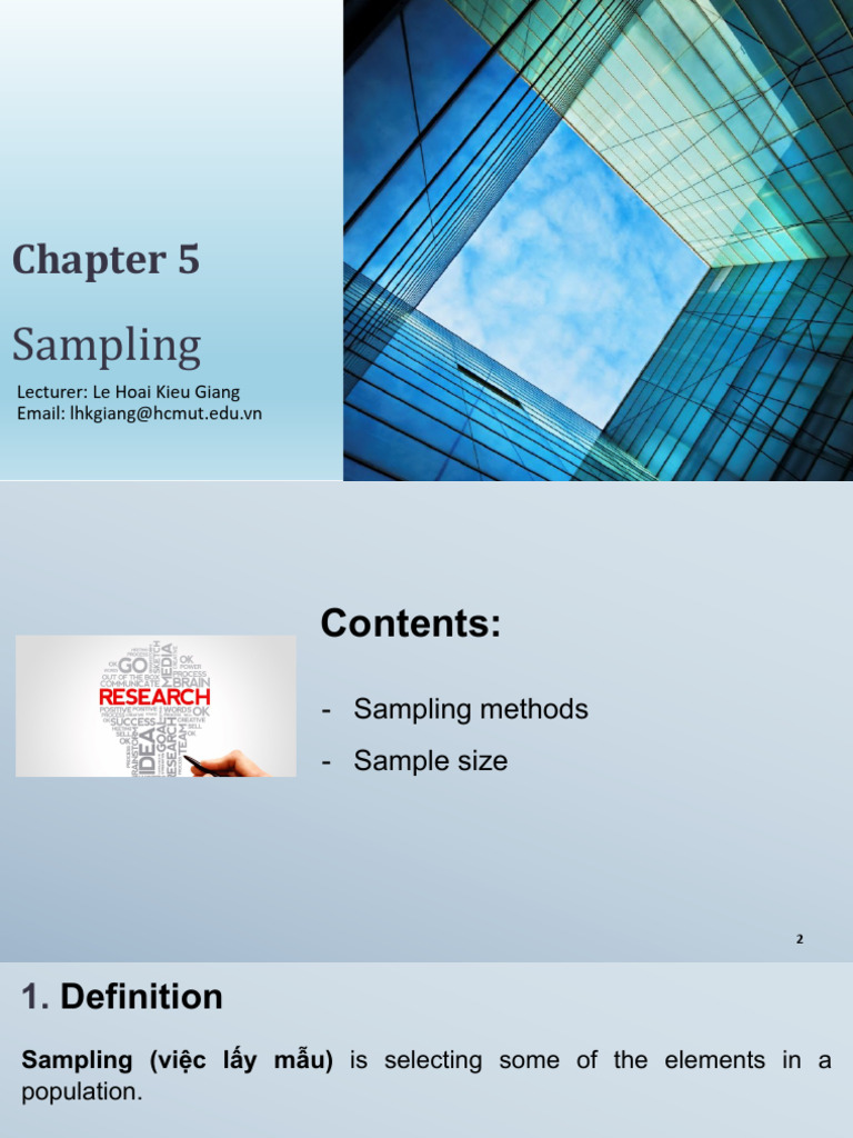 Chapter 5 Sampling Pdf Sampling Statistics Stratified Sampling