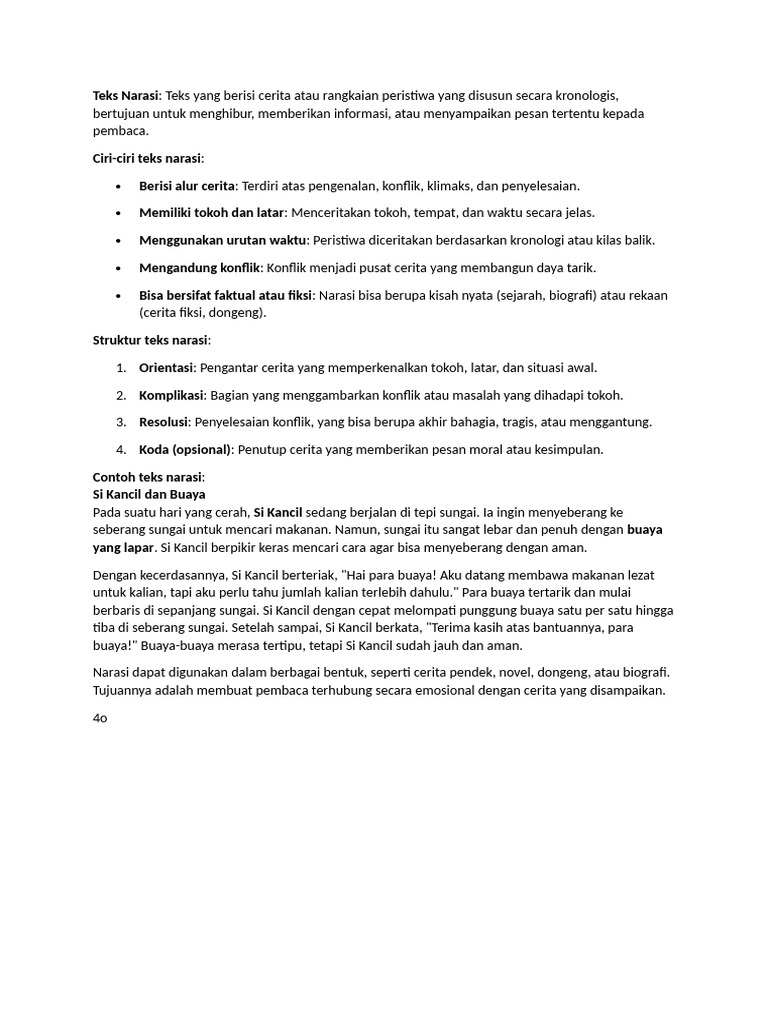 Teks Narasi | PDF