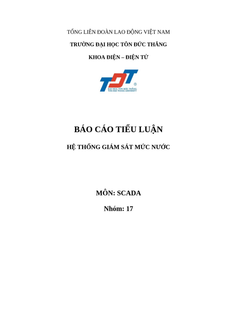 SCADA Nhom17 BaoCao | PDF