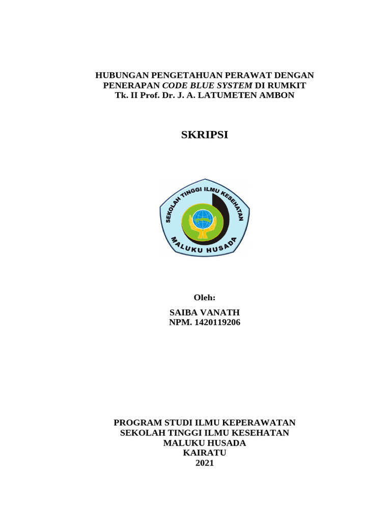 Pengetahuan Perawat & Code Blue | PDF