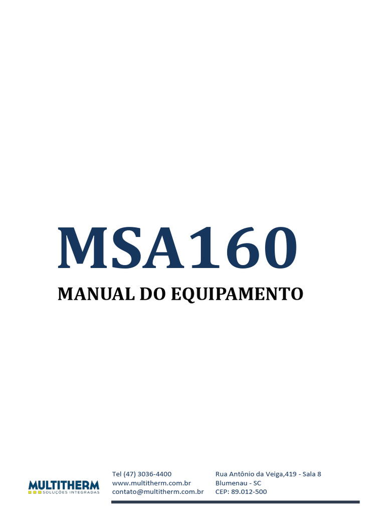 Manual do Controlador MSA160 | PDF | Controlador lógico programável | USB