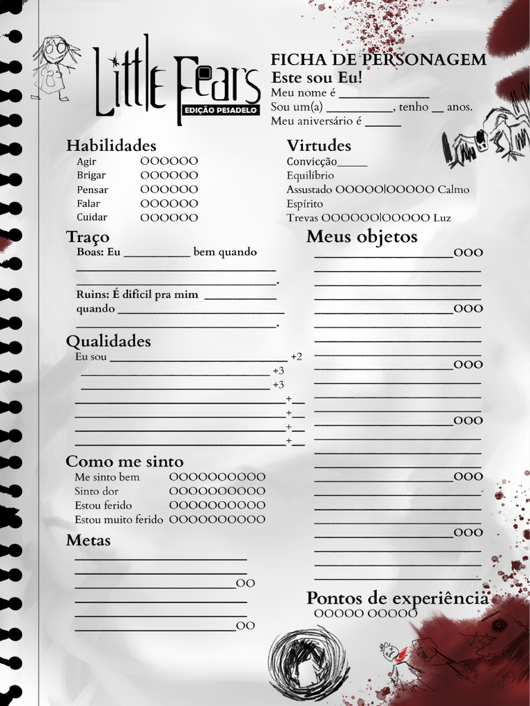 Little Fears - EDITÁVEL | PDF