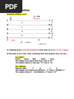 Bass Clef Staff and Notes | PDF