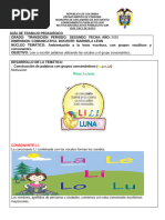 Repaso de la consonante LL para 2° Básico | PDF
