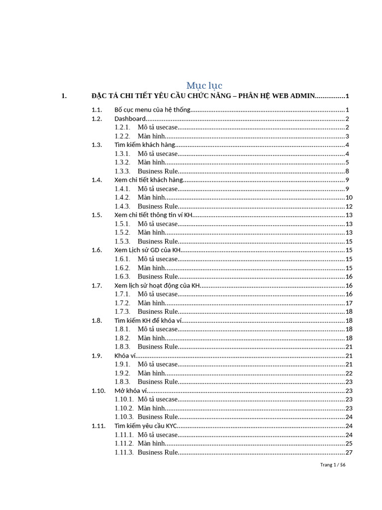 Tai Lieu Mau - SRS | PDF