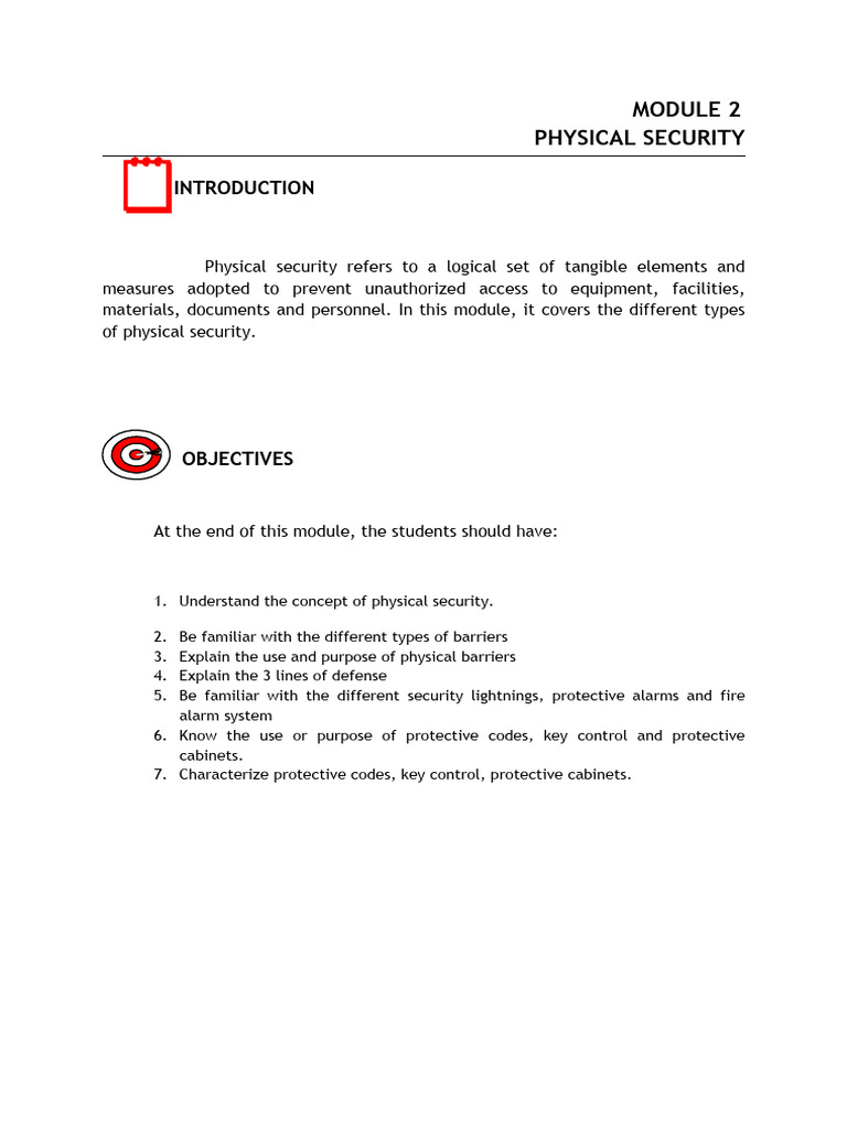 Understanding Physical Security Measures | PDF | Lighting | Security Alarm