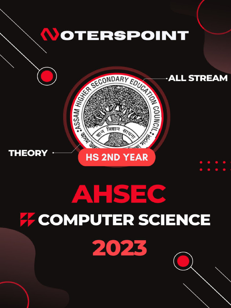 Computer science 2023(12) - NOTERSPOINT | PDF | Object (Computer Science) | Data