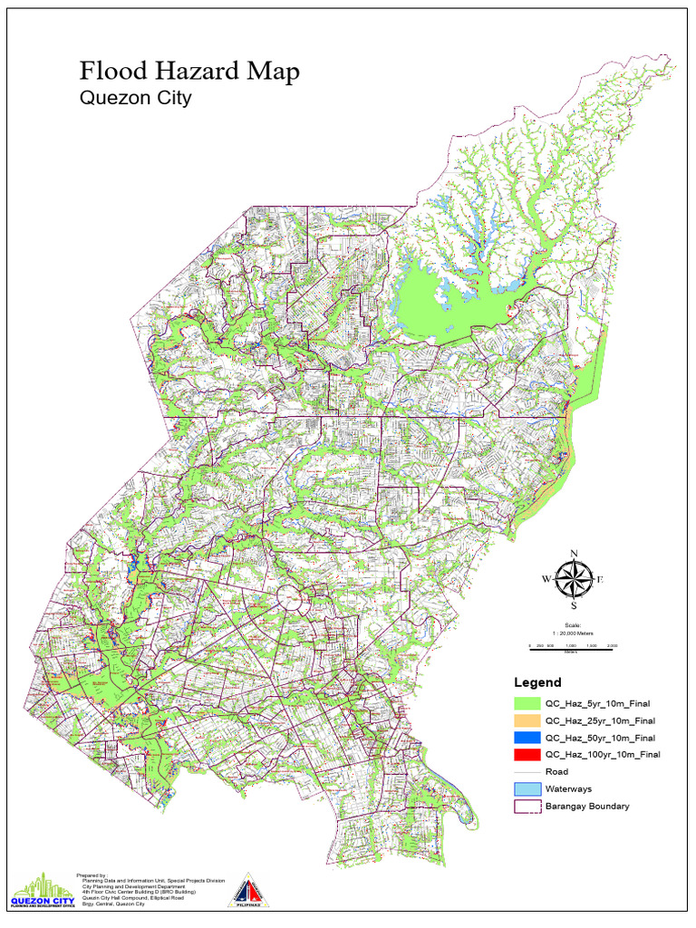 Flood Hazard Map CDRA | PDF