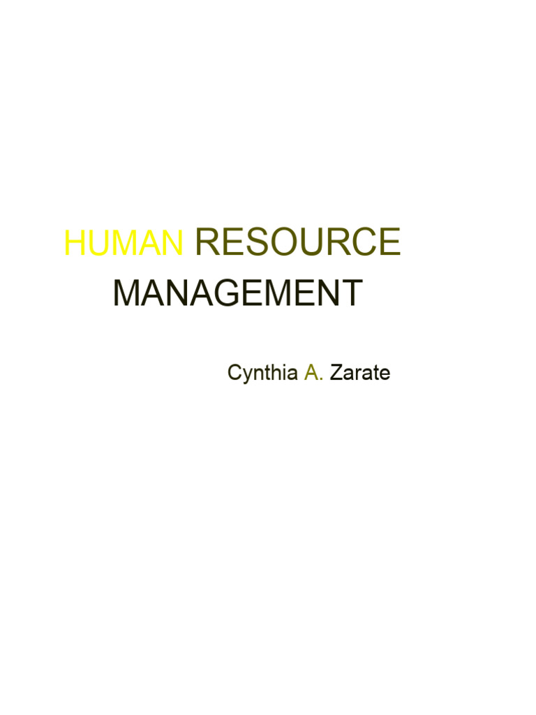 HRM BOOK-compressed | PDF | Human Resource Management | Employment