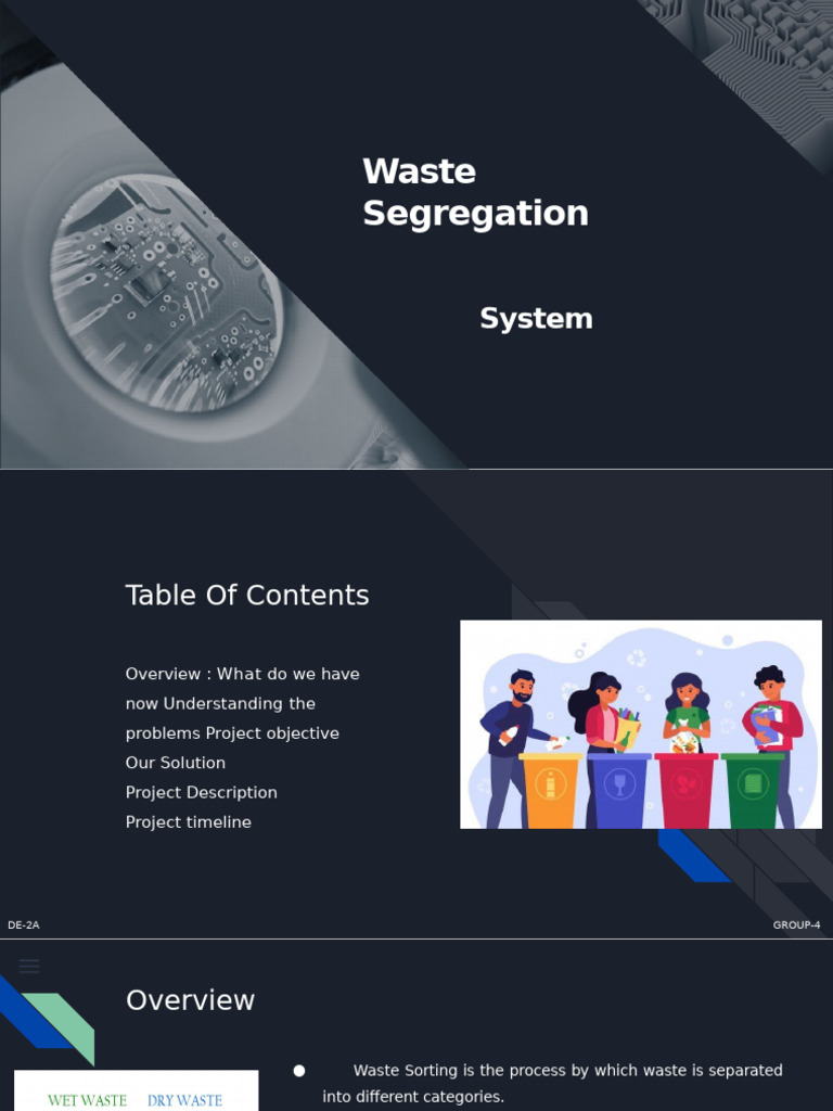 Waste Seperation System | PDF | Landfill | Waste