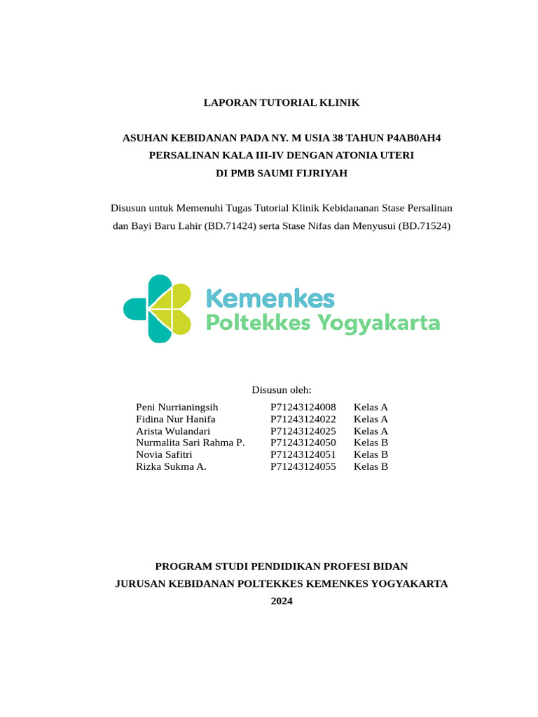 Laporan Tutorial Klinik Rotasi 1 | PDF