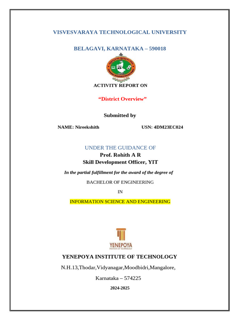 Activity Report(2) | PDF