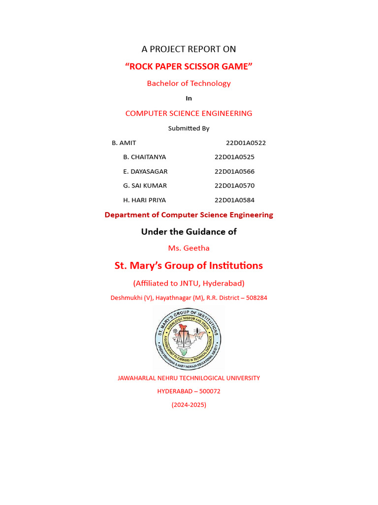 Miniproject 1 Pdf Python Programming Language Computer Programming