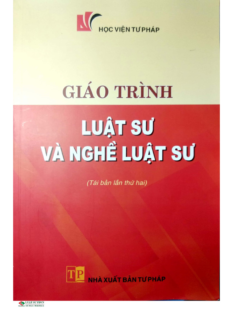 Giao Trinh Luat Su Va Nghe Luat Su | PDF