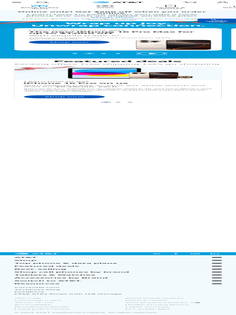 AT&T Official Site Our Best Wireless & Internet Service | PDF