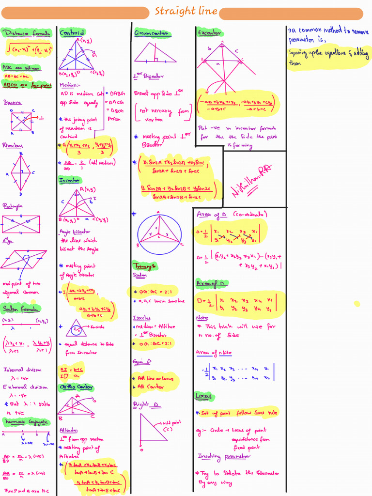 Straight Line - Annotated | PDF