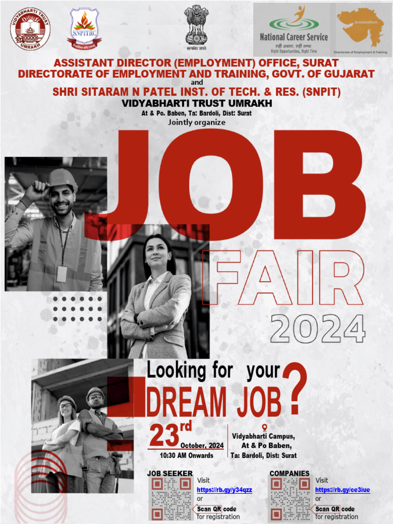 Job Fair in Surat - October 2024 | PDF