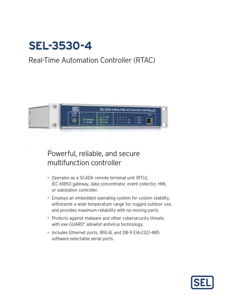 3530-4_PF00174 | PDF | Scada | Programmable Logic Controller