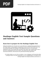 Duolingo English Test Sample | PDF | Language Arts & Discipline