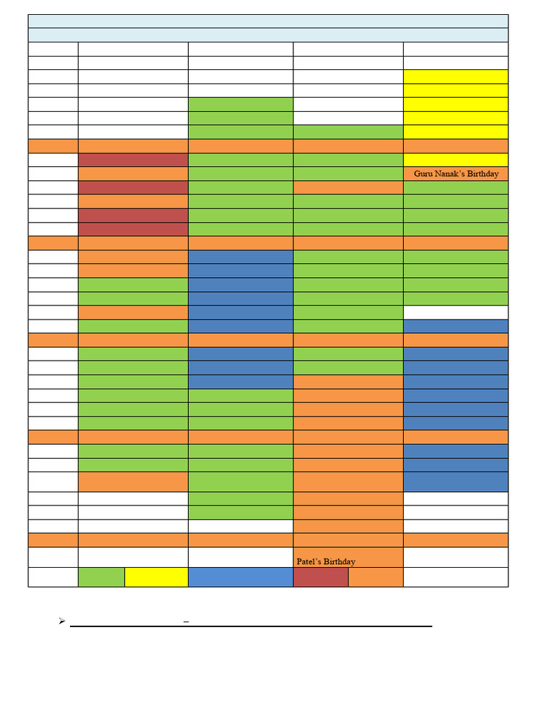 SEM-V CSE(AIML) Academic Calendar | PDF