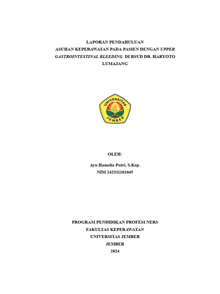 Ayu Hamelia Putri_24-045_L_LP Minggu 3 bedah | PDF