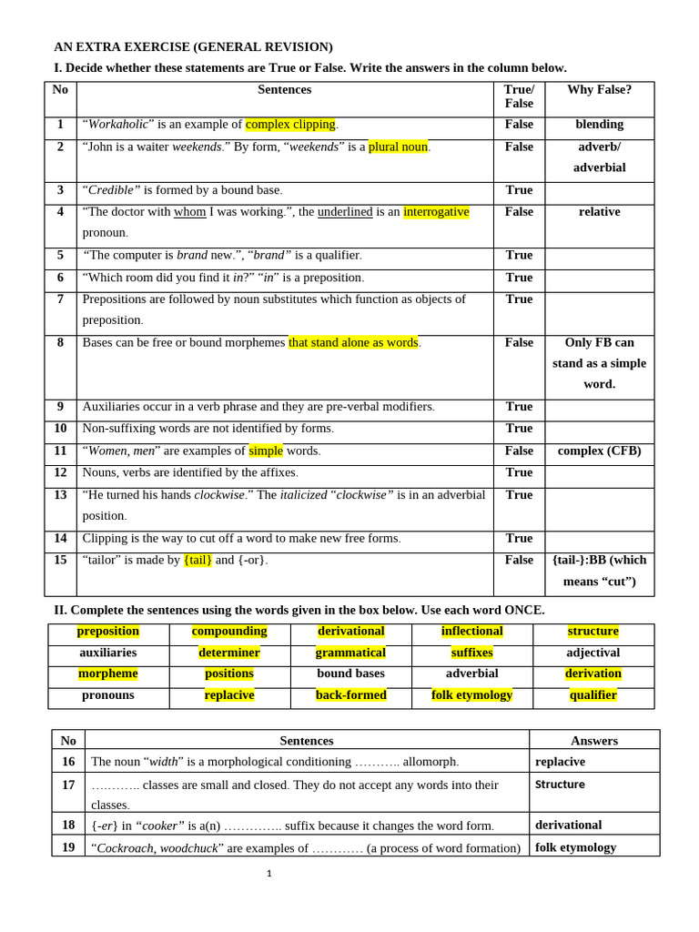 An Extra Exercise (G04) | PDF
