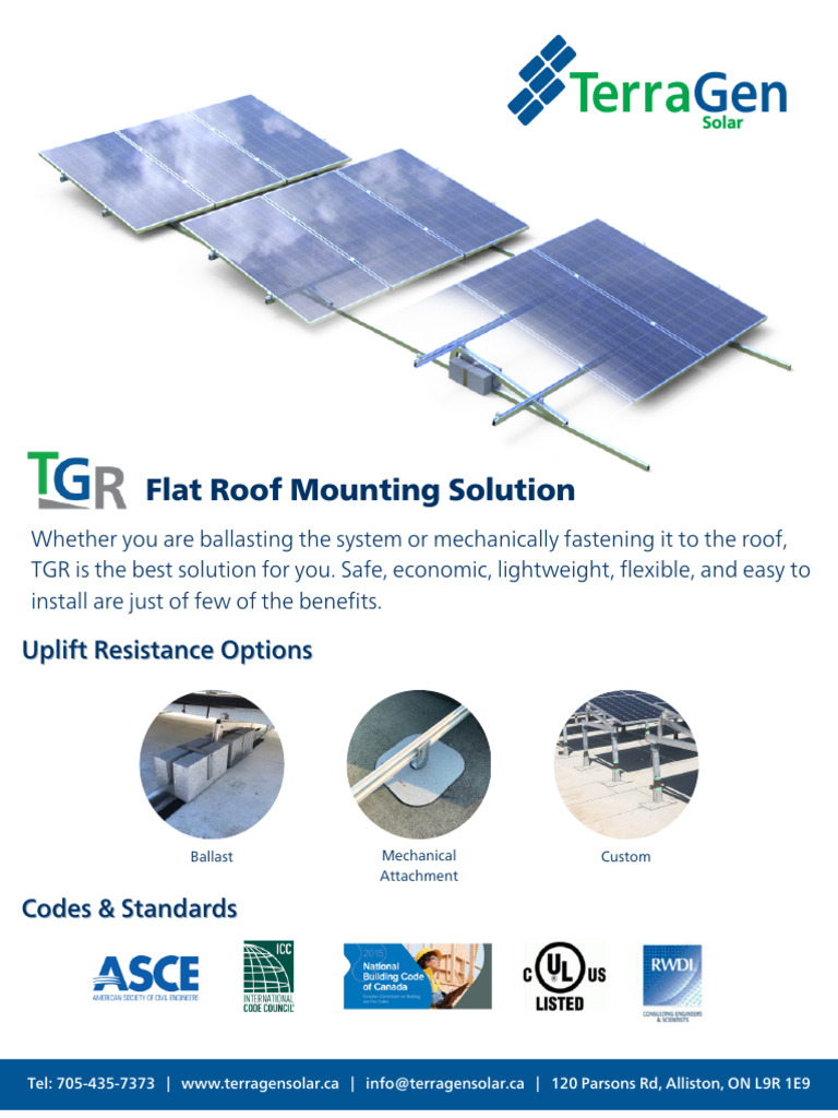 TGR Overview Brochure Revision 1 | PDF | Roof | Manufactured Goods