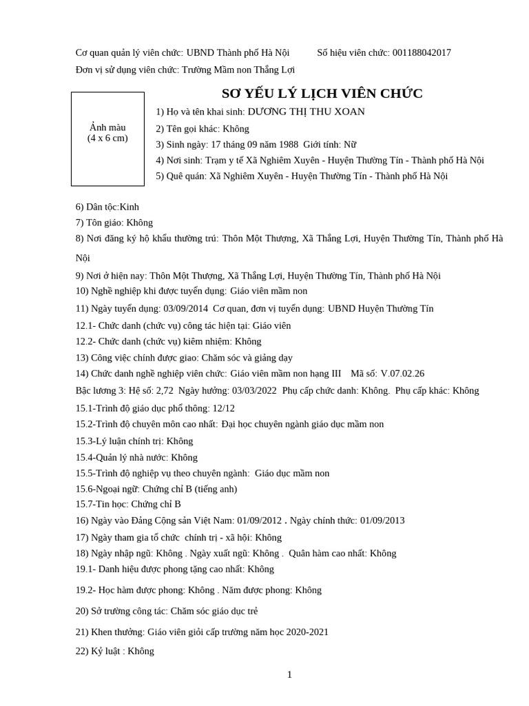 Syll Xoan H NG 2 | PDF