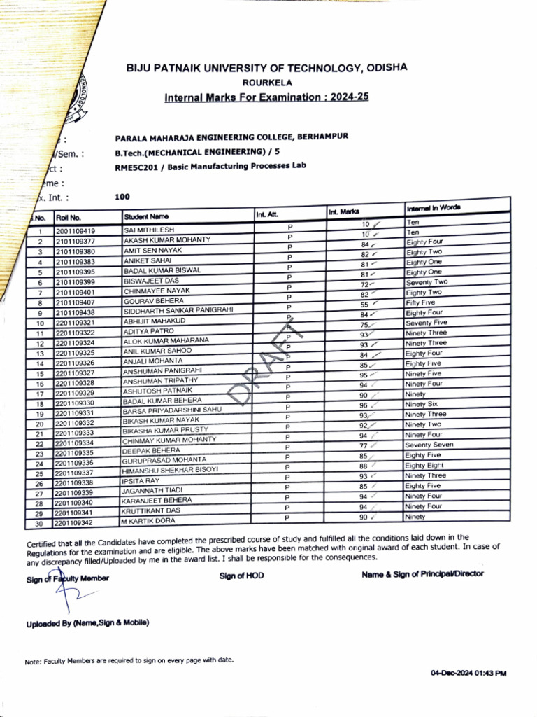 Bmp Lab 5th Sem Pdf