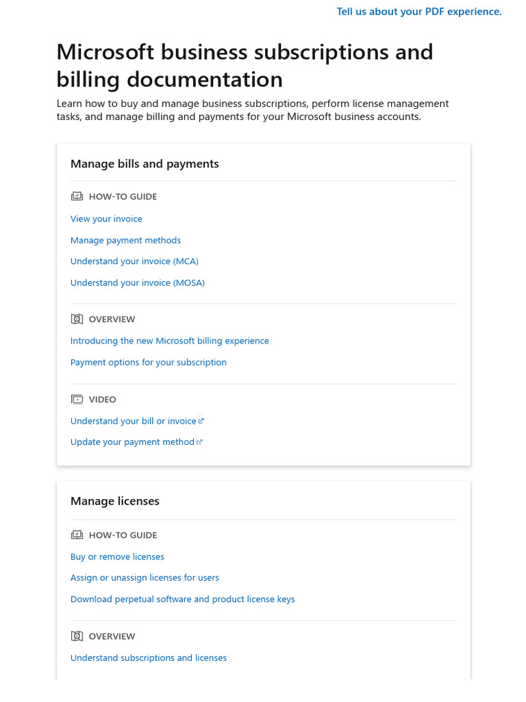 Mosa vs MCA Billing Account Guide | PDF | Subscription Business Model ...