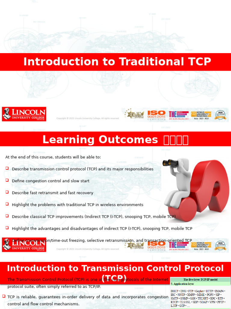 Introduction To Traditional TCP | PDF | Transmission Control Protocol ...