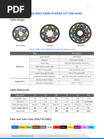 Indoor Riser (Mid-Span) Cable: Specifications | PDF | Green | Blue